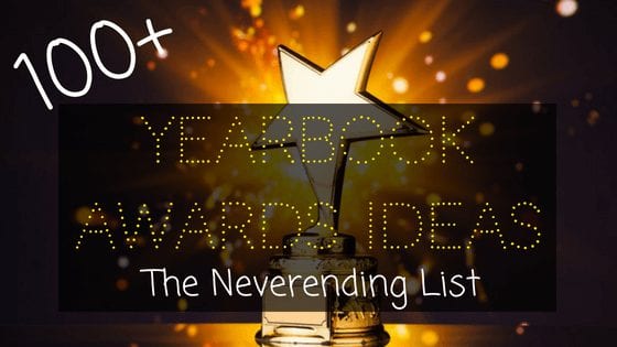 100+ Yearbook Awards Ideas: The Neverending List – SPC Yearbooks